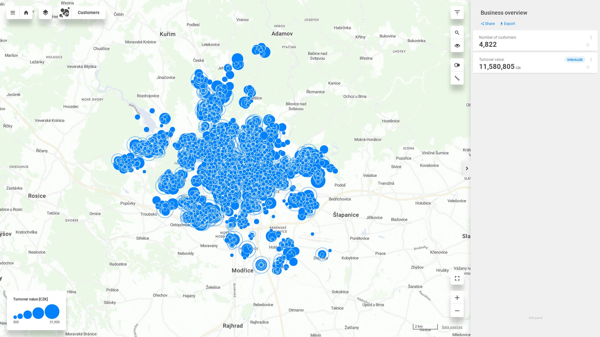 Tutorial 2: Data model and data dimensions