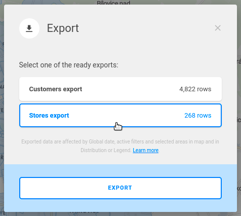 Tutorial 7: Setting up data export